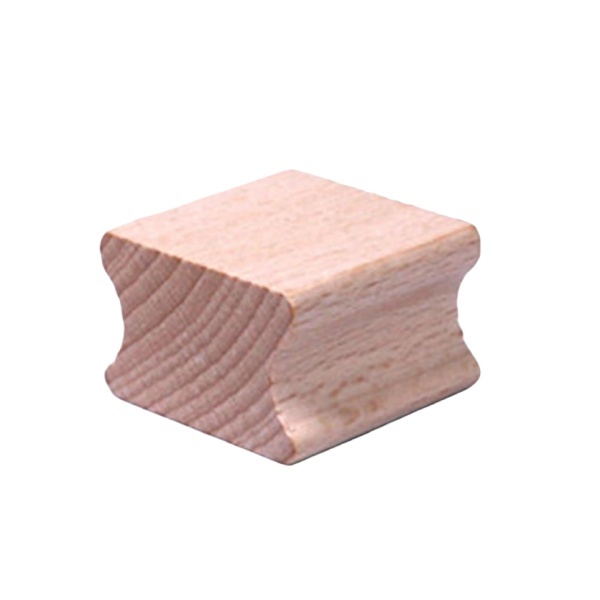 Wooden Stamp Holder Grooved Block Beech Tree